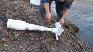 How to build a simple Homemade PVC Off grid River Pump to pump water ...