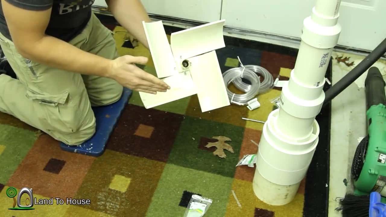 How to build a simple Homemade PVC Off grid River Pump to pump water ...