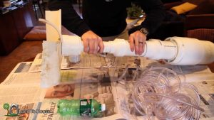 How to build a simple Homemade PVC Off grid River Pump to pump water ...