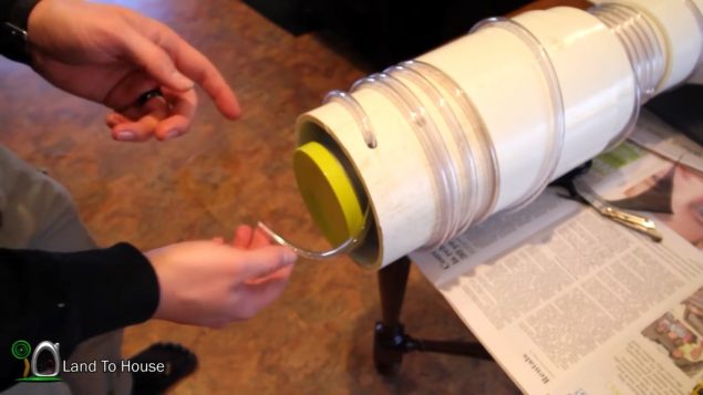How to build a simple Homemade PVC Off grid River Pump to pump water ...