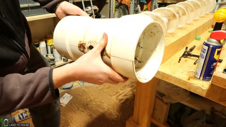 How to build a Homemade Archimedes Screw Turbine using PVC parts to ...