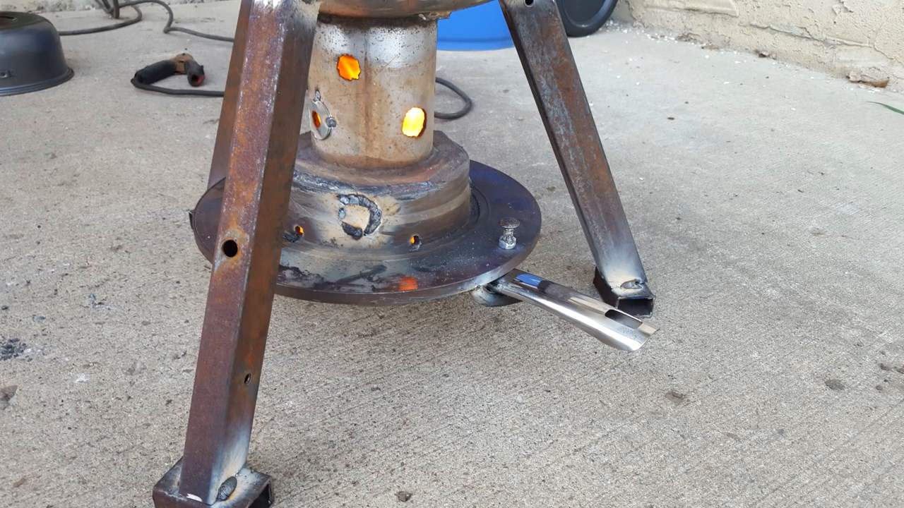 How to build a Homemade Gravity fed ,Drip Waste Oil Heater for your ...