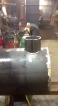 How to build a Homemade Double Barrel Garage Heater out of Old Water ...