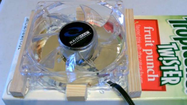 How to build a Simple Homemade AC Air Cooler using an Old Juice Carton
