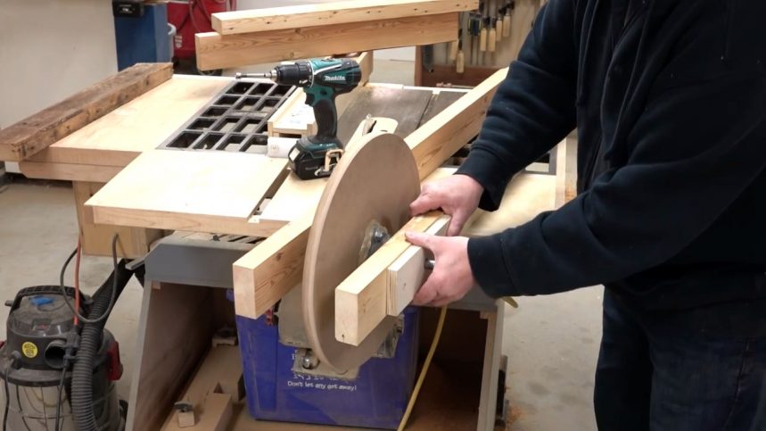 How to build a Homemade Wooden Bandsaw Mill from Scratch.Step by step ...