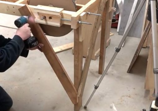 How to build a Homemade Wooden Bandsaw Mill from Scratch.Step by step ...