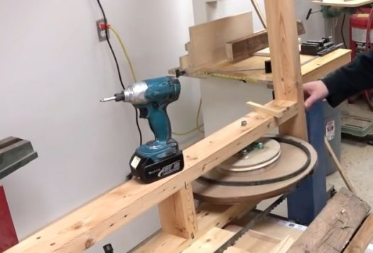 How to build a Homemade Wooden Bandsaw Mill from Scratch.Step by step ...