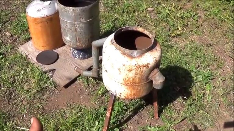 How to build a Multi Use Simple Homemade Wood Gas System from Scrap ...