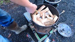 How to build a Cross Flow Wood Gasifier that can produce alternative fuel . No Welding required….