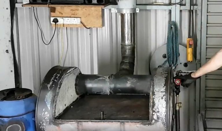 How to build a Cheap Waste oil Barrel Heater for your Garage