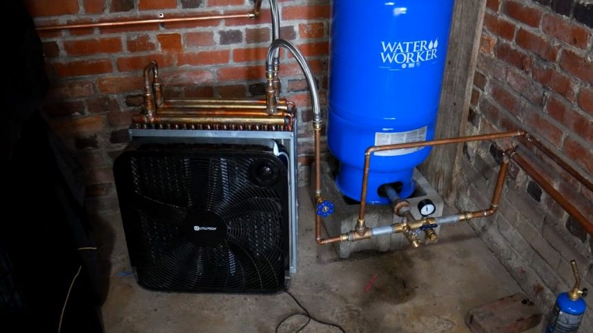 How to build a Homemade DIY Geothermal Heat Exchanger for your Garage
