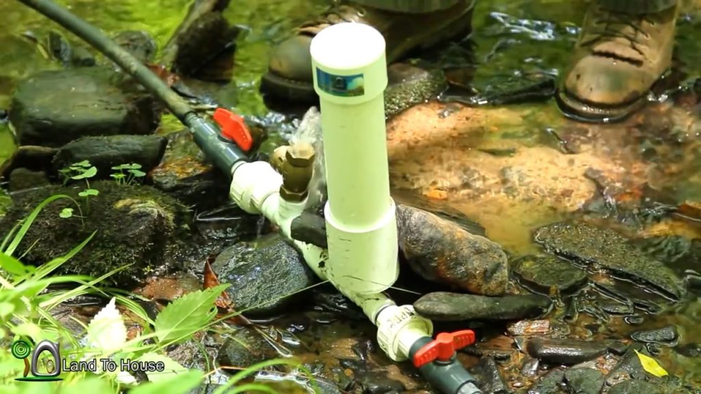 How to build an Off Grid Hydraulic Ram Pump that uses no electricity to ...