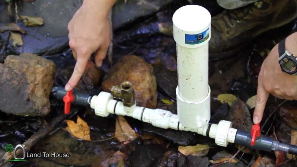 How to build an Off Grid Hydraulic Ram Pump that uses no electricity to ...