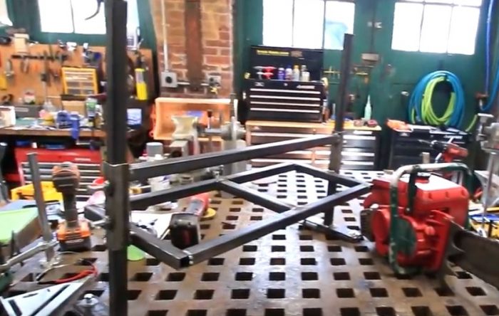 How to build a Homemade Chainsaw Mill from Scratch. Step by step Build ...