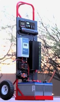 How to build a Powerful DIY Off-Grid Power Backup System .Fully Portable!!