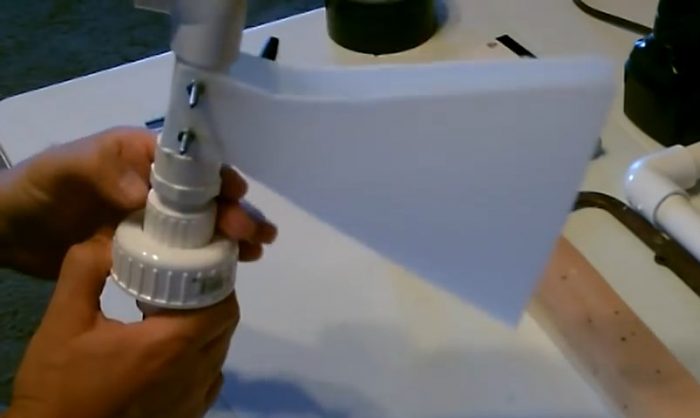 How to build a Simple Homemade PVC Wind Turbine Generator with Swivel ...