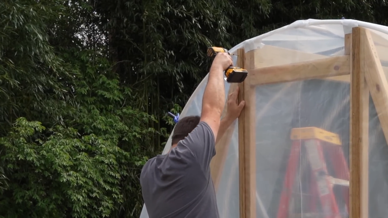 How to build a 10 X 12 PVC Hoop Greenhouse using simple materials