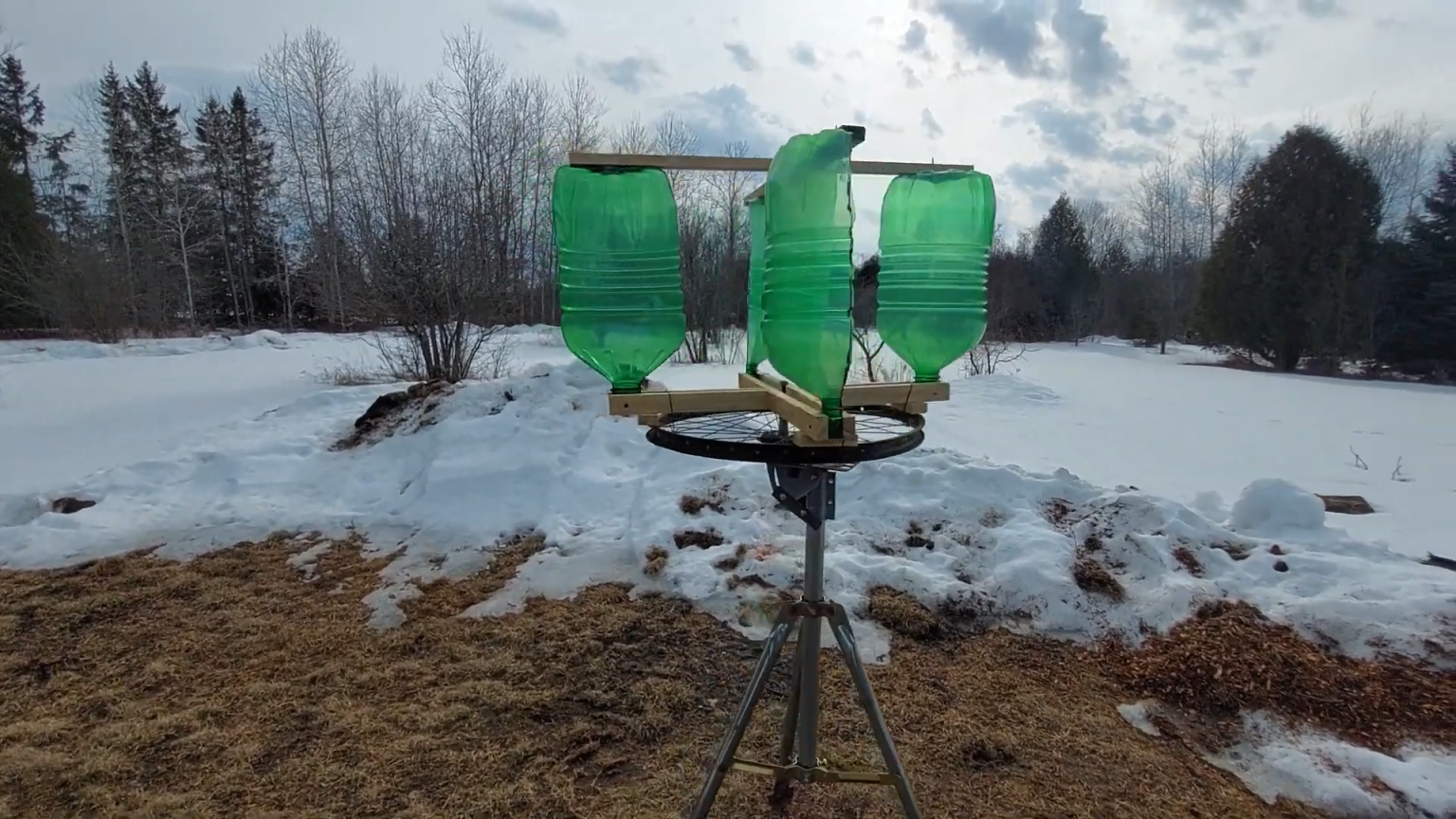 How to build a Homemade Vertical Axis Wind Turbine Generator from Scrap ...