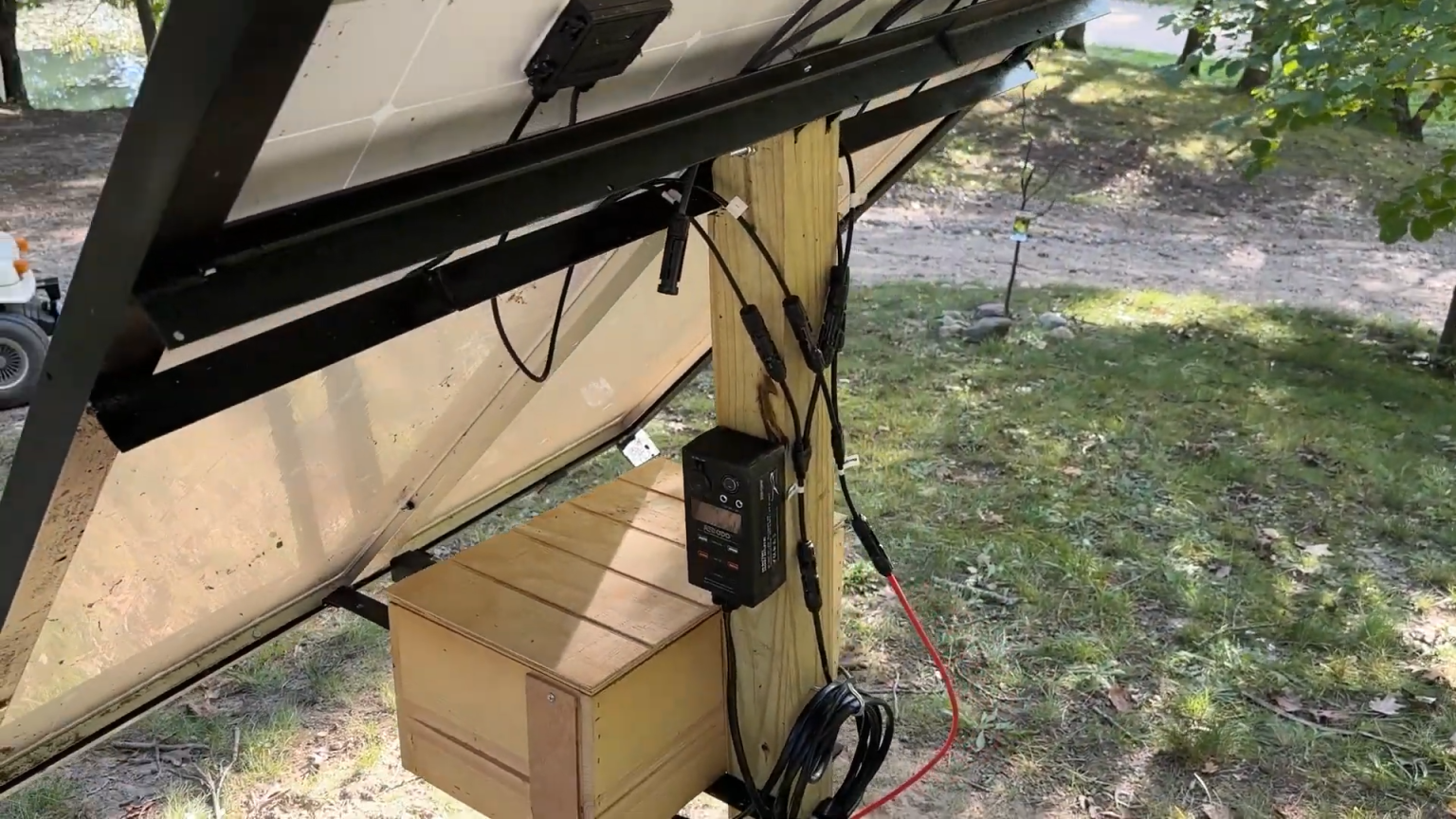 How to build a Simple Solar Powered Battery Backup System for camping ...