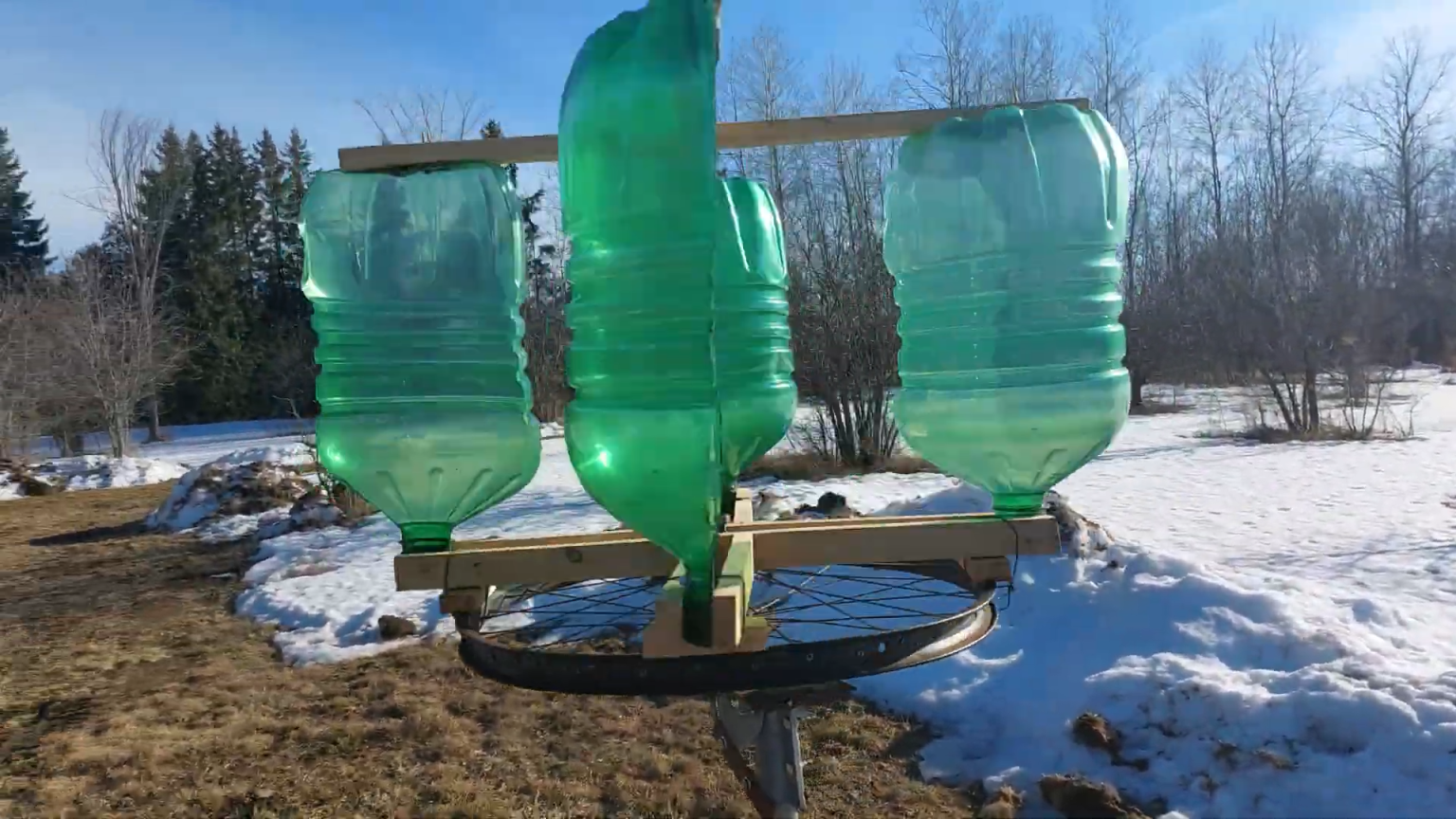 How to build a Homemade Vertical Axis Wind Turbine Generator from Scrap ...